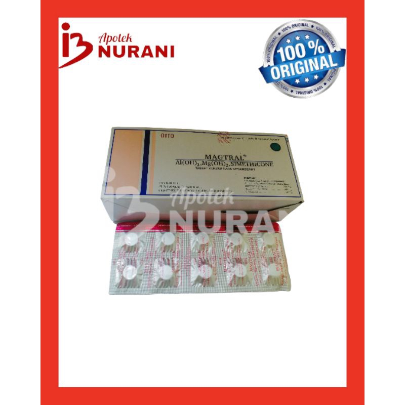 Jual MAGTRAL TABLET PERBOK ( STRAW ) OBAT MAAG DAN NYERI LAMBUNG ...