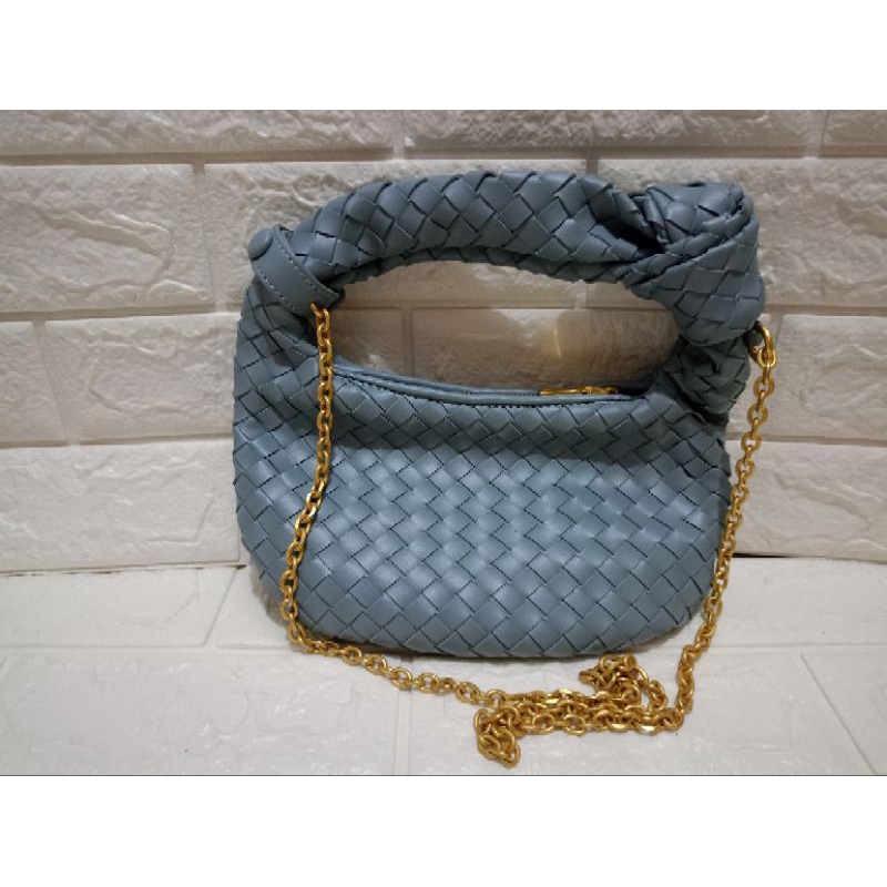 Jual SUVIEA ORIGINAL HOBO MINI ANYAM KULIT | Shopee Indonesia