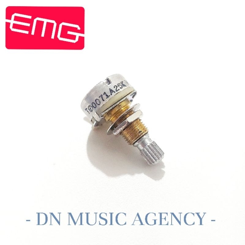 Jual potensio gitar & bass EMG 25K Split Shaft original | Shopee Indonesia