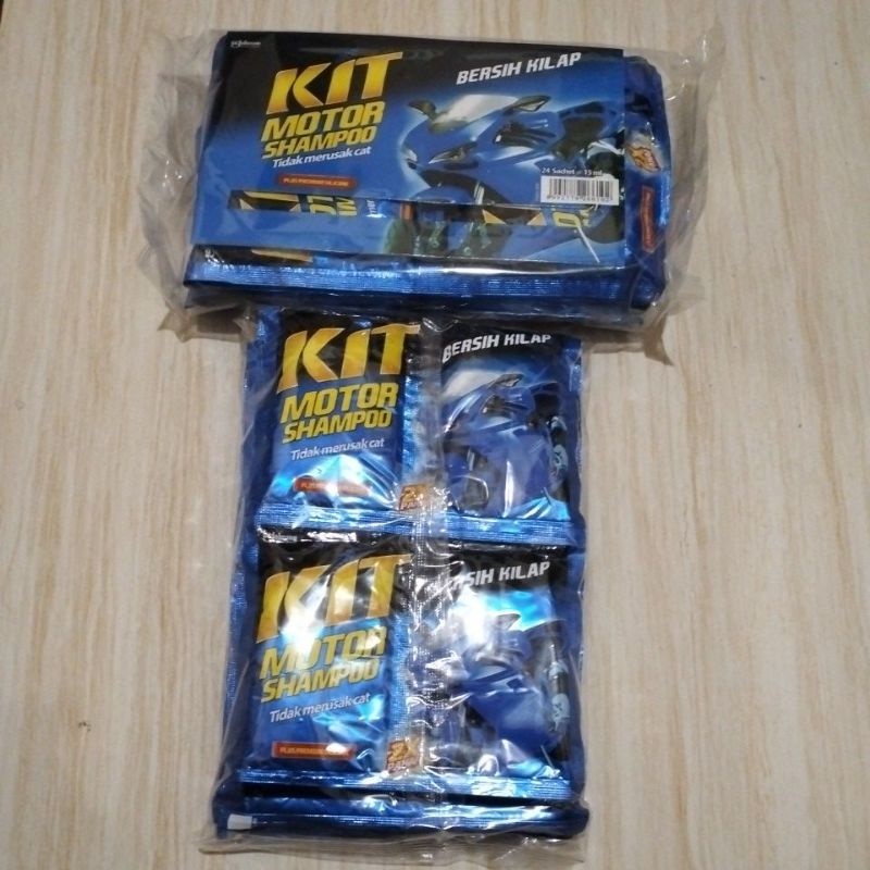 Jual 24 sachet kit sampo cuci bodi motor mobil | Shopee Indonesia