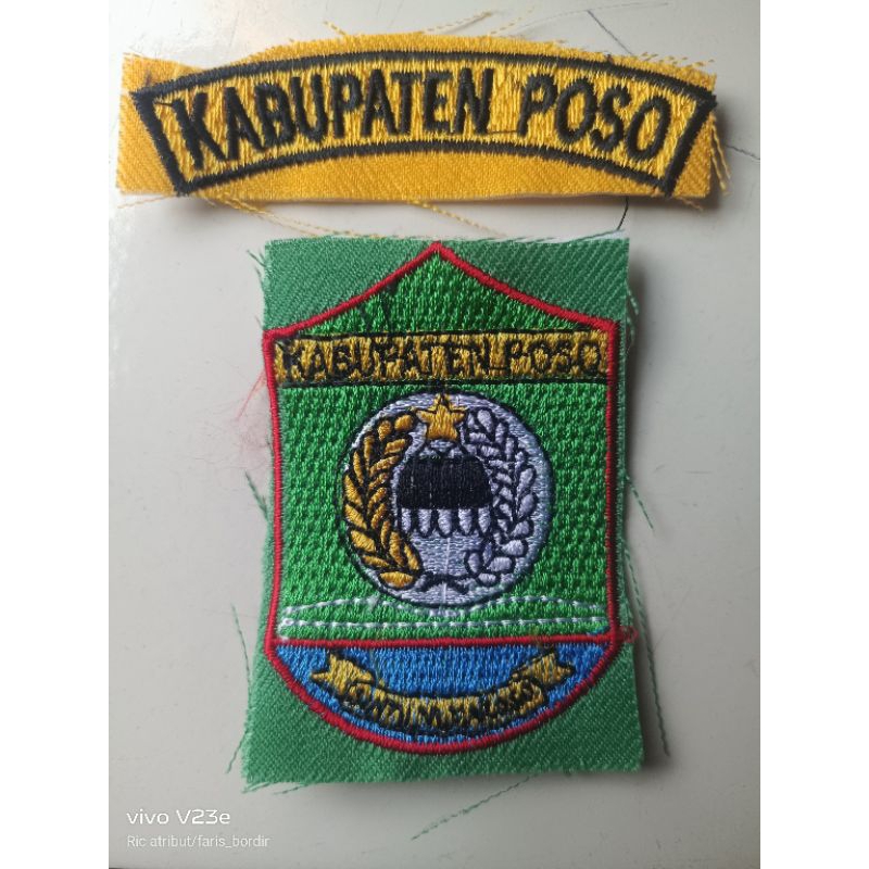 Jual BET BORDIR LOGO LAMBANG KABUPATEN POSO BED LOGO KAB POSO | Shopee ...