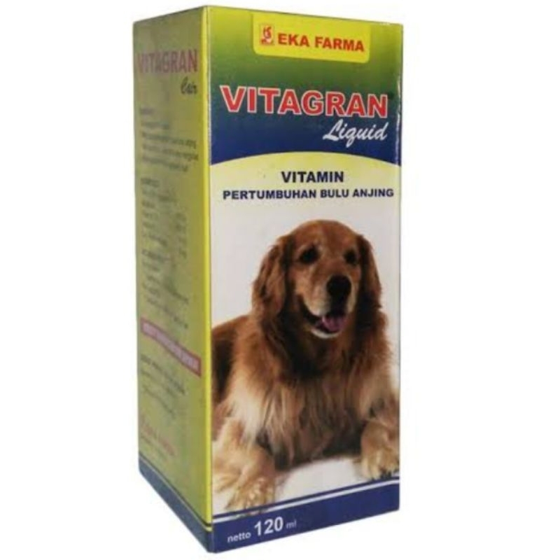 Jual VITAGRAN 120 ml - vitamin pertumbuhan bulu anjing | Shopee Indonesia