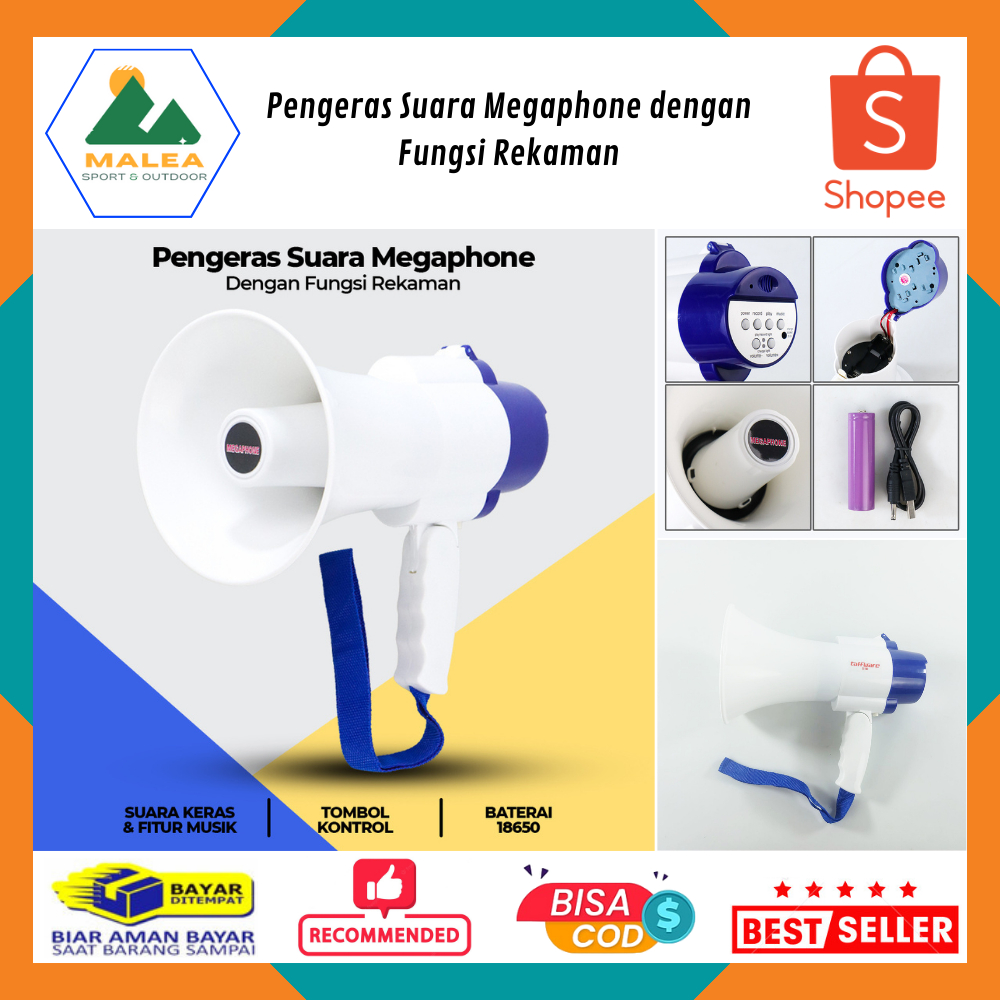 Jual Pengeras Suara Megaphone dengan Fungsi Rekaman / Toa Suara Keras ...