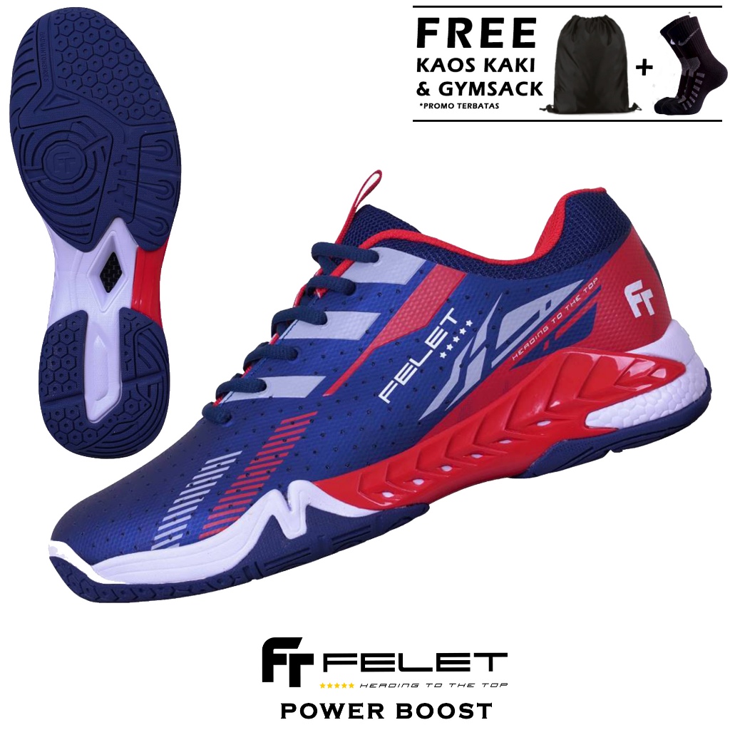 Jual Felet Power Boost Sepatu Badminton Felet Power Boost Terbaru ...