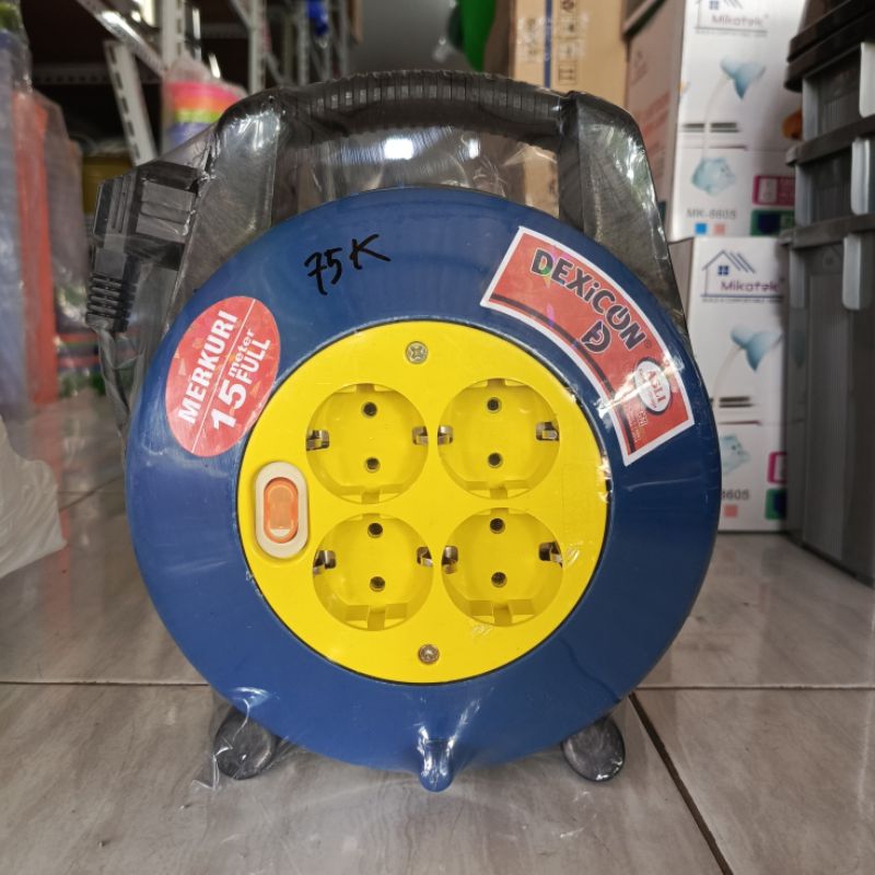 Jual Kabel Roll Colokan Stop Kontak Terminal 15 meter | Shopee Indonesia