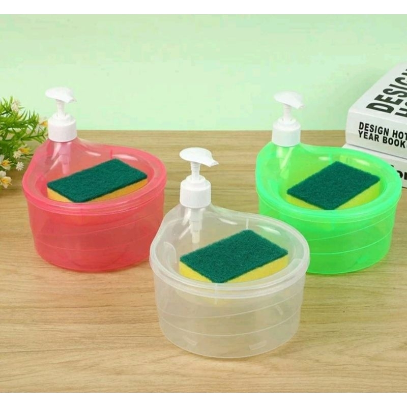 Jual DISPENSER SABUN CUCI PIRING VIRAL/ DISBUN CUPIR VIRAL/ FREE SPON ...