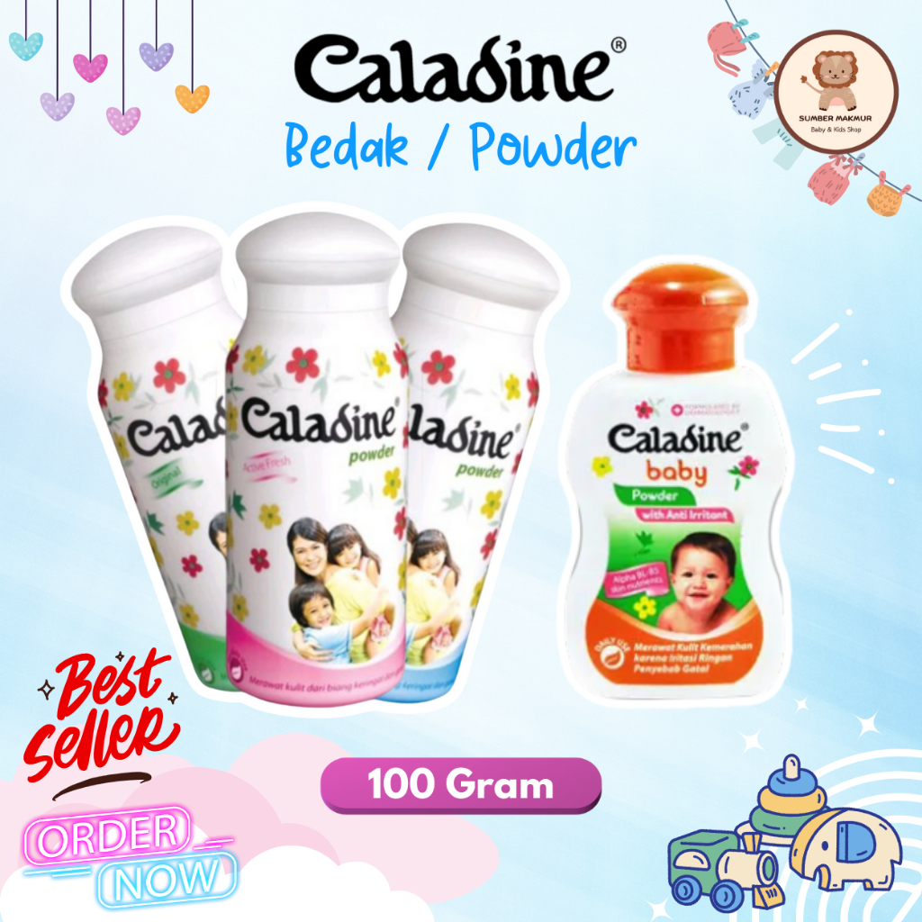 Jual Caladine Powder 100g Bedak Tabur Bedak Gatal Biang Keringat dan ...
