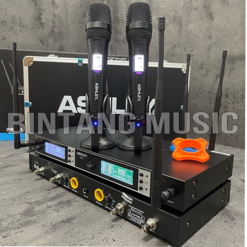 Jual Mic wireless Ashley PRO 1 original ashley PRO1 free koper ashley ...