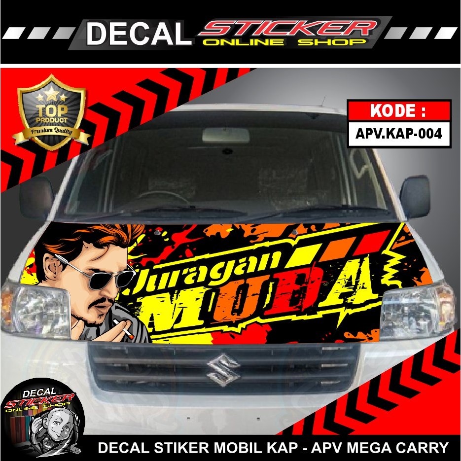 Jual STICKER KAP MOBIL APV MEGA CARRY PICK UP STICKER KEREN | Shopee ...