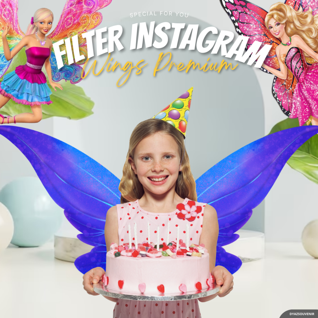 Jual Filter Instagram Barbie NEW 3D WINGS Ulang Tahun Birthday | Shopee ...