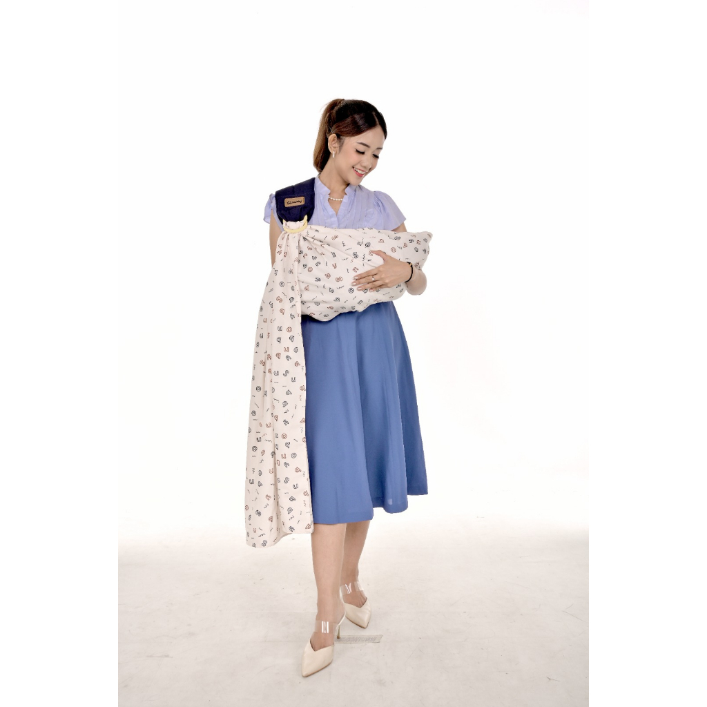 Jual Moms Baby Gendongan Samping RINGSLING MULTIFUNGSI Aurora Series ...