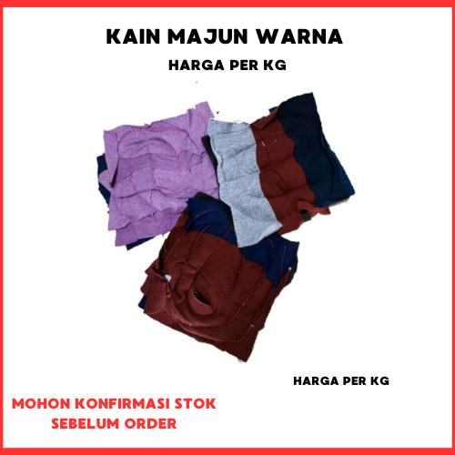 Jual Kain Majun Warna 1Kg | Shopee Indonesia