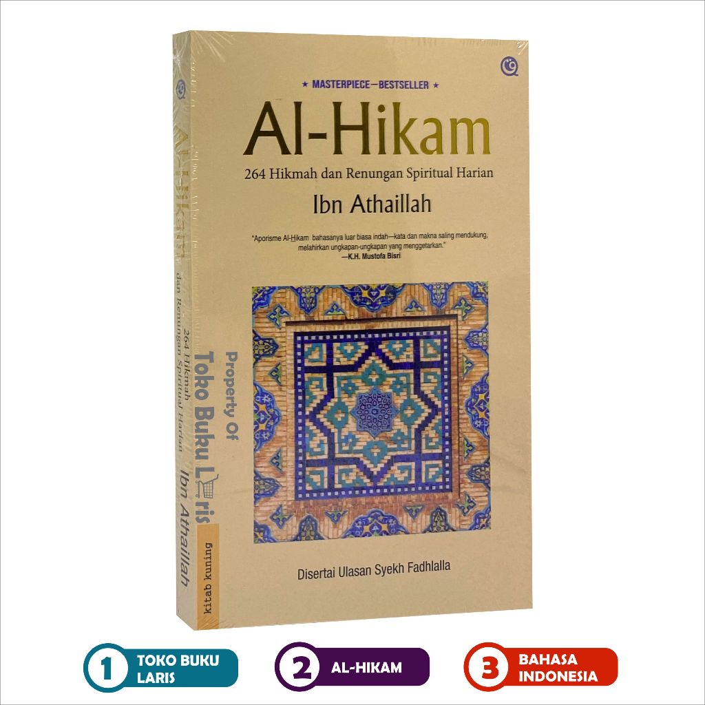 Jual AL-HIKAM 264 Hikmah dan Renungan Spiritual Harian Karya Ibnu Athaillah As-Sakandari Kitab ...