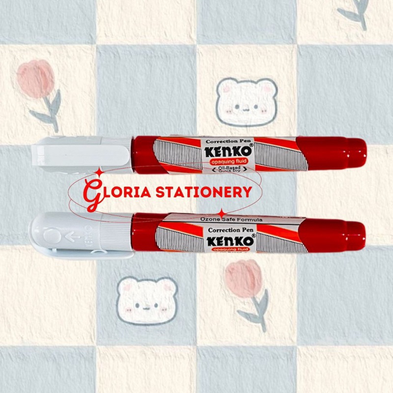 Jual KENKO Correction pen fluid KE 301/ Tip ex cair KE 301 KENKO ...