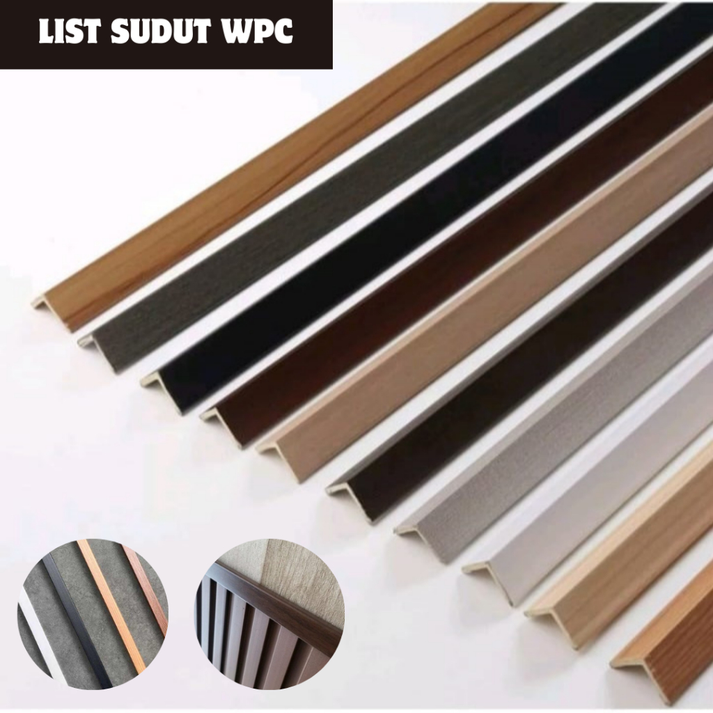 Jual AKSESORIS WPC WOOD PANEL | LIST SUDUT PVC PANJANG 2.9M | Shopee ...