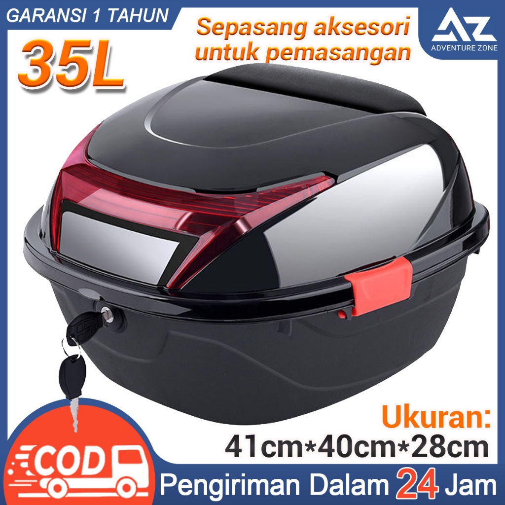 Jual AZ Bagasi Motor Listrik 35L Kotak Penyimpanan Sepeda Motor ...