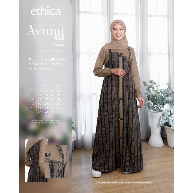Jual GAMIS ETHICA AYUMI 423 TERBARU / GAMIS ETHICA ORIGINAL / BAJU ...