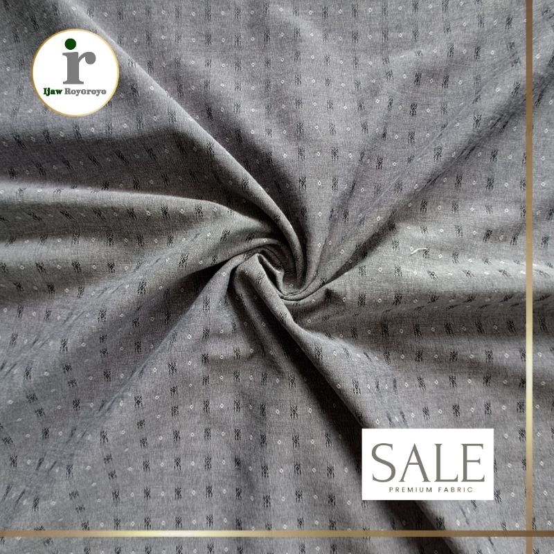 Jual Kain Katun Dobby - Porcelain - Ijaw Royoroyo* | Shopee Indonesia