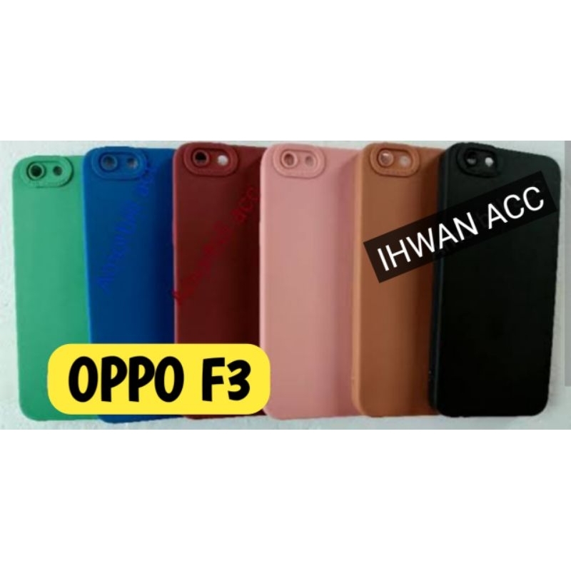 Jual softcase pro camera oppo F3 (CPH1609) // tempered glass oppo f3 ...