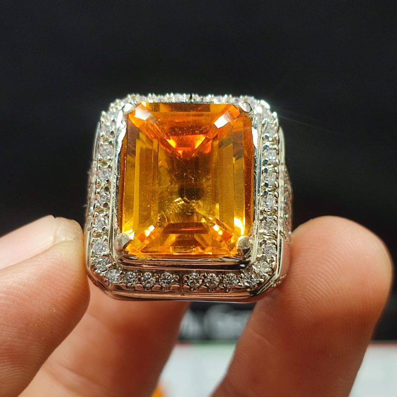 Jual JUMBO ! BATU YELLOW CITRINE ASLI NATURAL LENGKAP DENGAN SERTIFIKAT ...