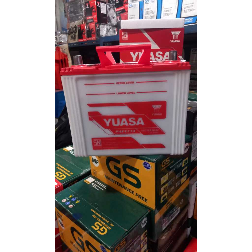 Jual Aki Yuasa N50Z 55D26R 12V 60Ah New Dyna, Kijang Krista, Colt Diesel, Fuso, Truck, Bus ...