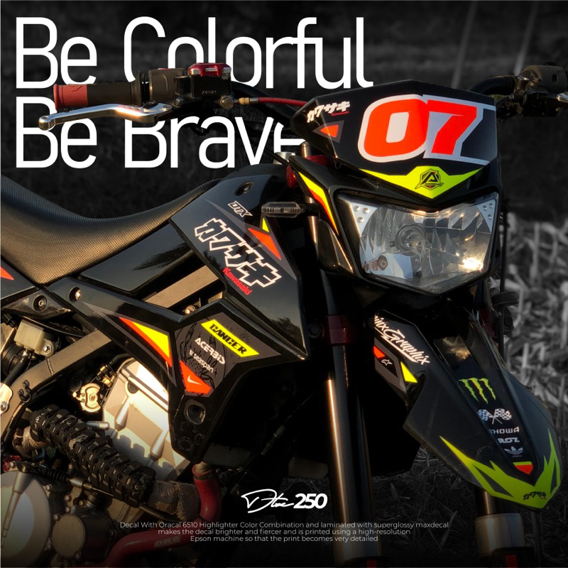 Jual DECAL KLX 250 / DECAL DTRACKER 250 | Shopee Indonesia