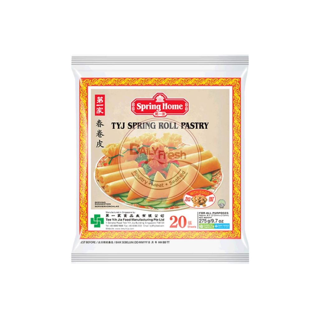 Jual TYJ SPRING ROLL PASTRY 8,5" 20 LEMBAR | Shopee Indonesia