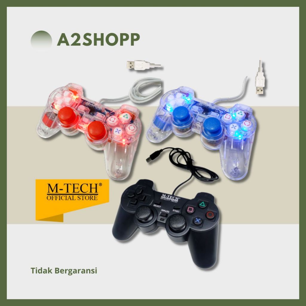 Jual M-TECH Stick Gamepad USB Single Black / Transparan | Shopee Indonesia