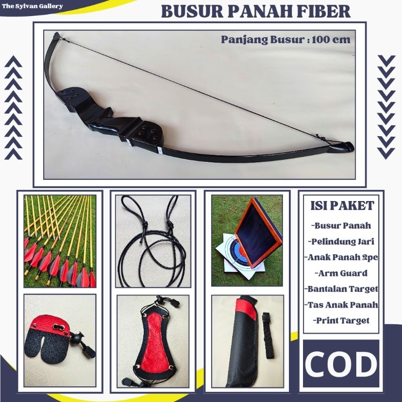 Jual Paket Lengkap Busur Panah Anak Limb Fiber | Shopee Indonesia