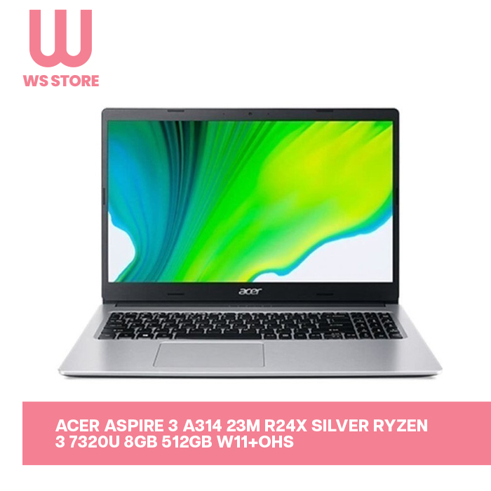 Jual ACER ASPIRE 3 A314 23M R24X SILVER RYZEN 3 7320U 8GB 512GB W11+OHS ...