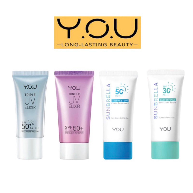 Jual you triple uv elixir spf 50 pa +++ sunbrella daily defense ...