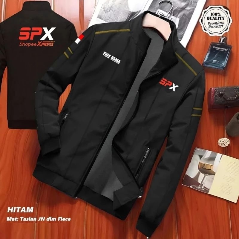 Jual JAKET CUSTOM LOGO / JAKET BOMBER / JAKET POLOS CUSTOM / JAKET ...