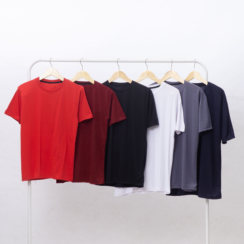 Jual KAOS POLOS POLYCOTTON 28s Lengan Pendek 100% Polyester Premium ...