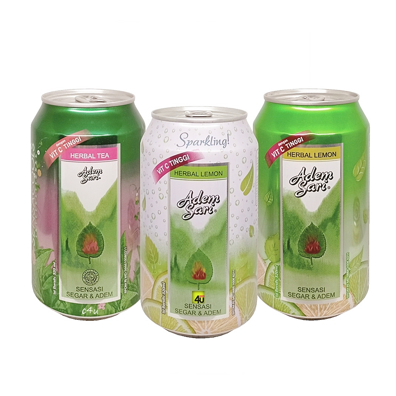 Jual Adem Sari CHING KU - Herbal Lemon Drink - 320ml KALENG RTD ...
