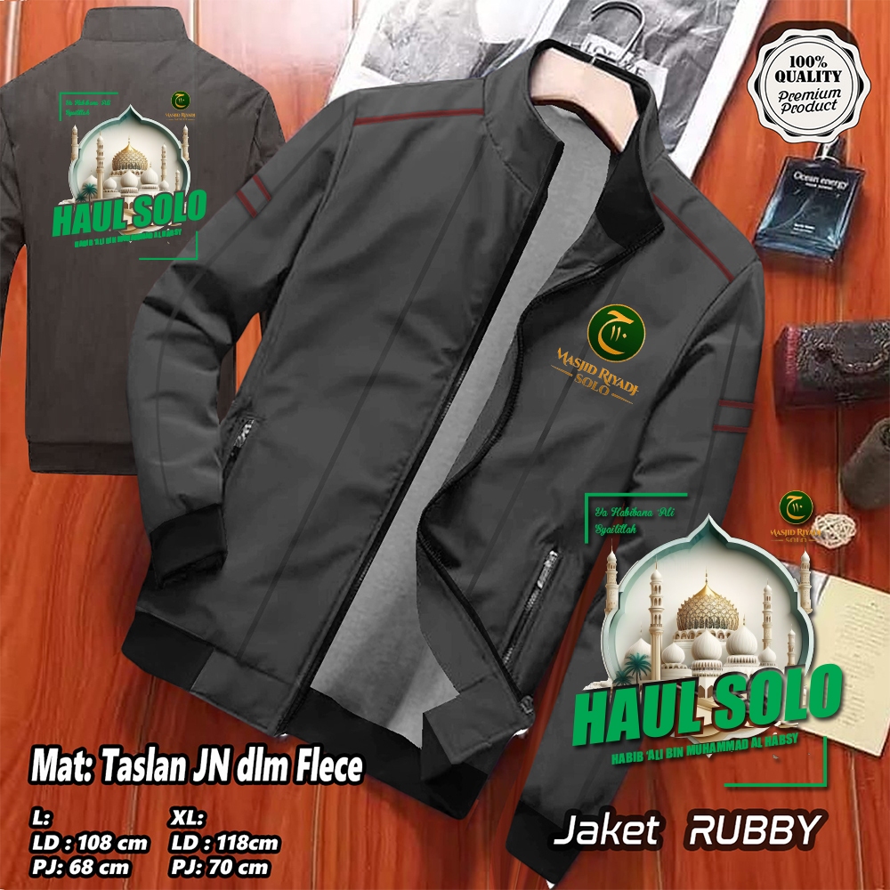 Jual JAKET HAUL SOLO HABIB ANIS 2023 TERBARU / JAKET HAUL SOLO KEREN / JAKET NU / BISA CUSTOM ...