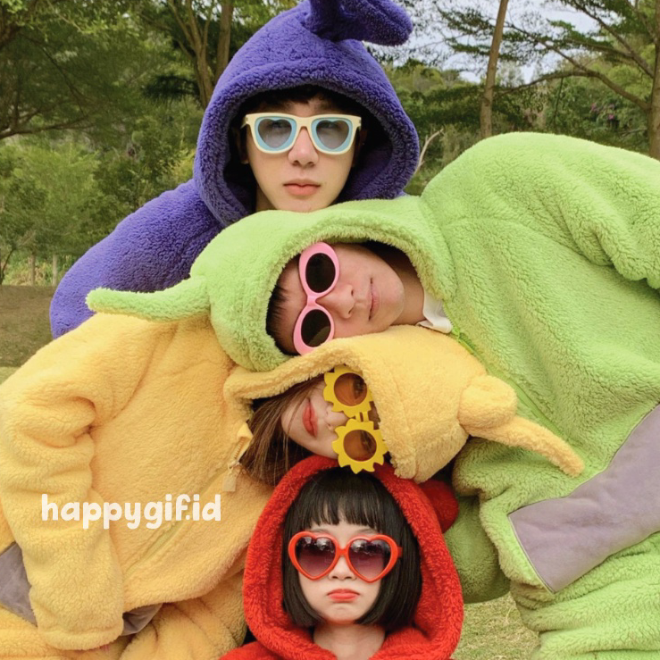 Jual RUSM886 TELETUBBIES DIPSY LALA POO PO ONESIE BAJU TIDUR KOSTUM ...