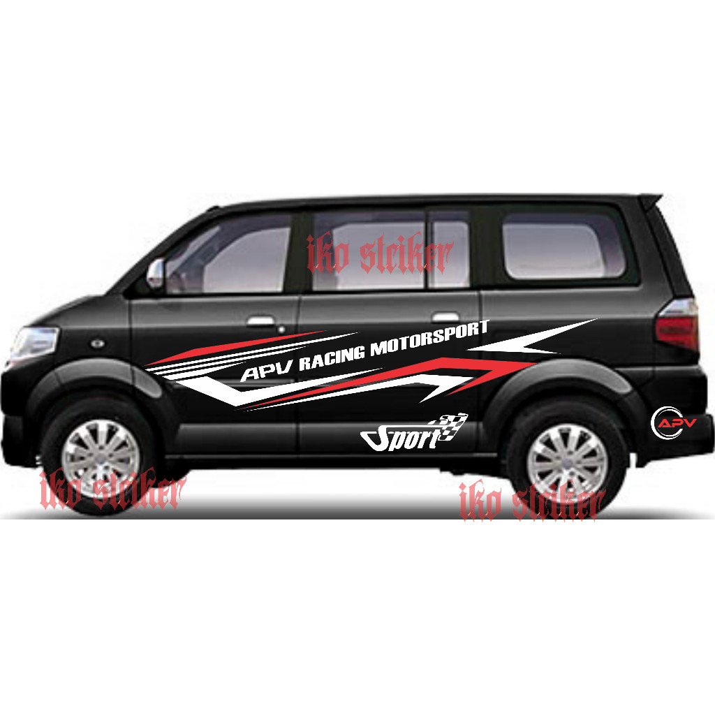 Jual stciker mobil apv stciker apv sport racing cod | Shopee Indonesia