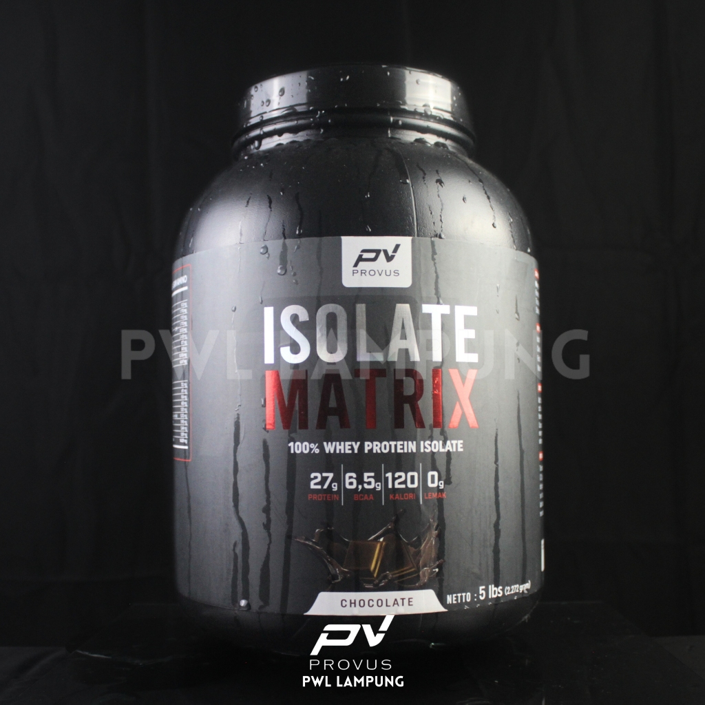 Jual PROVUS ISOLATE MATRIX 5lbs Whey Protein (100% Whey Protein Isolate ...