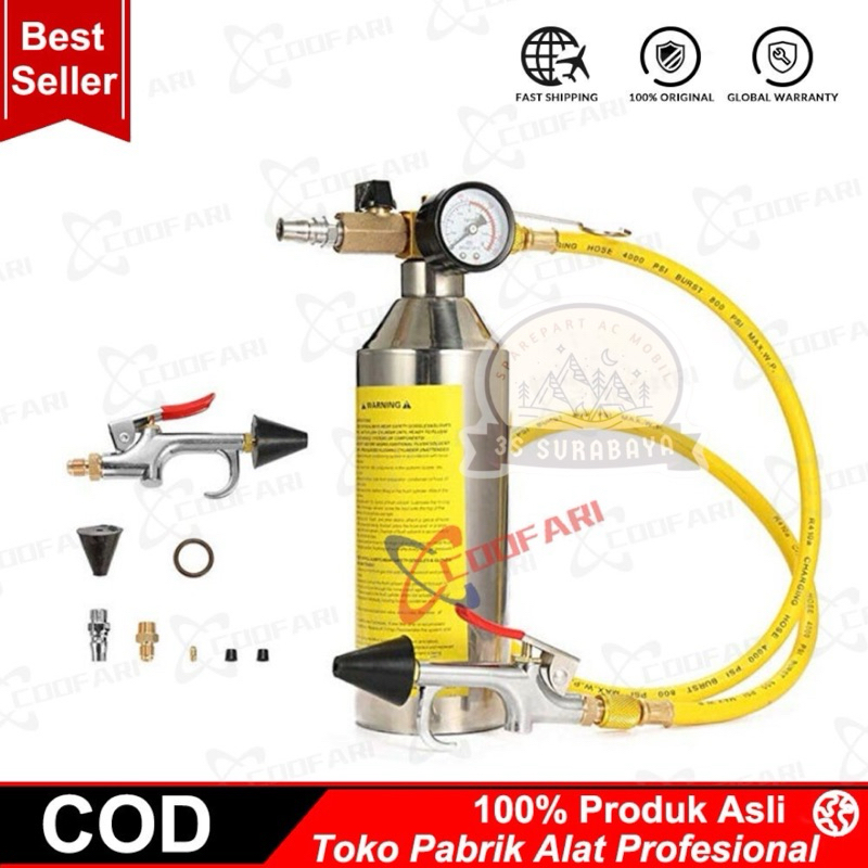 Jual Alat Flushing Ac Mobil Praktis Simple Set Lengkap Toolkit Praktis ...