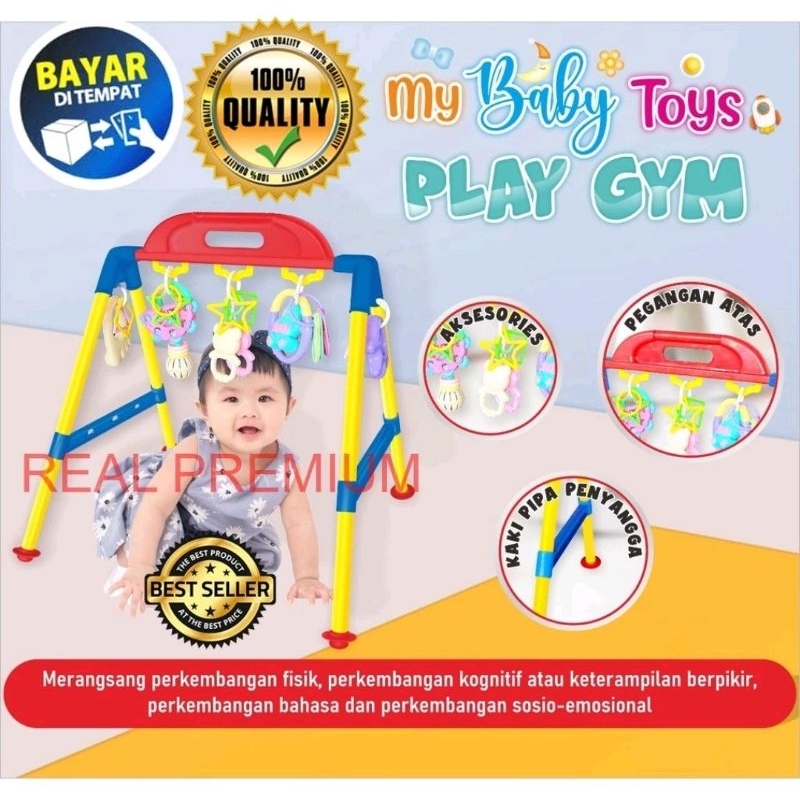 Jual Mainan Bayi Playgym Musical Baby Gym Usia Mulai Newborn | Shopee ...
