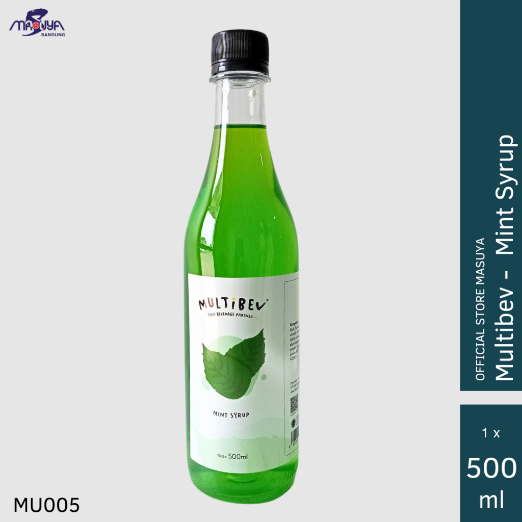 Jual Multibev Mint Syirup 500ml Sirup Rasa Mint | Shopee Indonesia