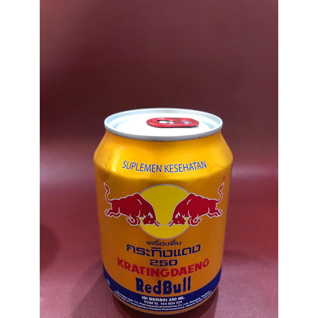 Jual Kratindaeng Red Bull Gold 250ml - Minuman Penambah Stamina Minuman ...