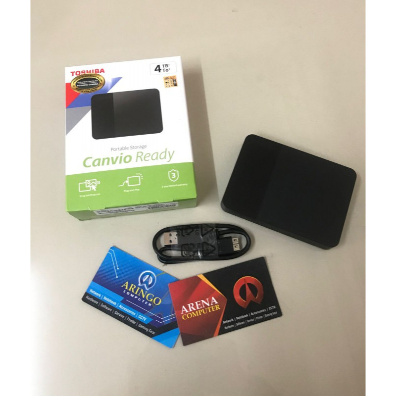 Jual Harddisk Toshiba External 4TB Canvio Ready B3 usb 3.0 | Shopee Indonesia