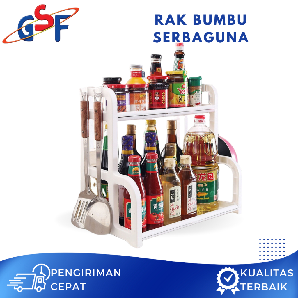 Jual Rak Bumbu Portable Serbaguna Rak Dapur Rak Serbaguna GSF 7003 ...