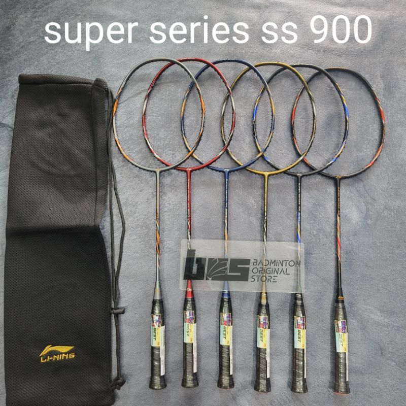 Jual RAKET BADMINTON LINING SUPER SERIES SS 900 ORIGINAL LENGKAP BONUS ...