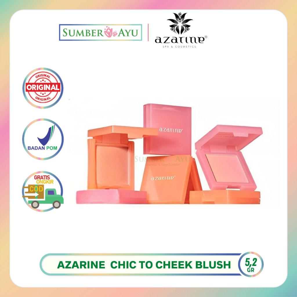 Jual SUMBER AYU AZARINE CHIC TO CHEEK BLUSH | Shopee Indonesia