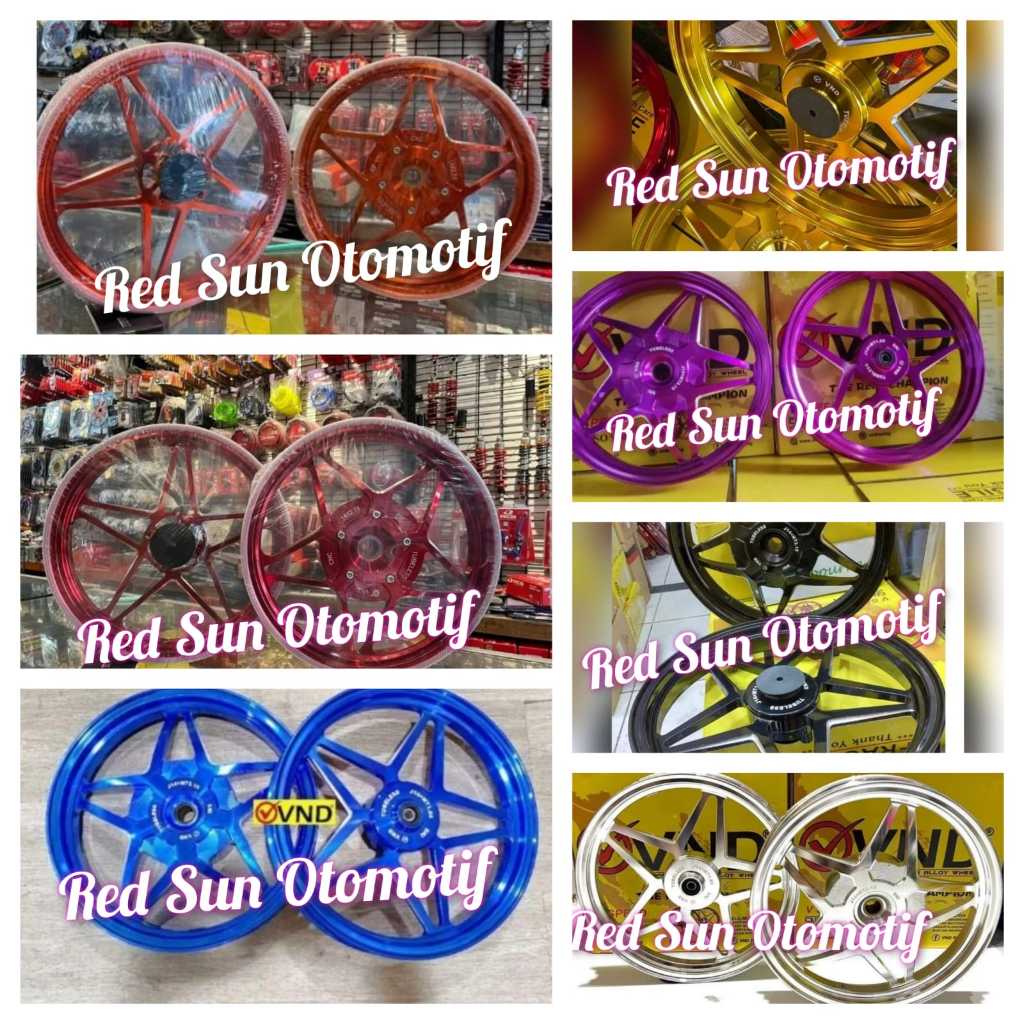 Jual Velg pelek Racing V Speed VND Gen 2 mio sporty smile m3 z soul gt ...