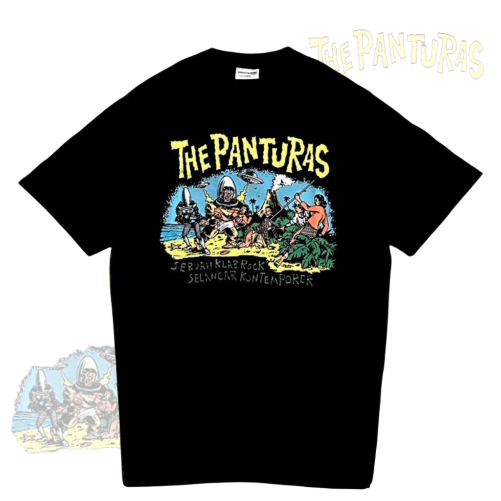 Jual 【COD】 The Panturas - Shaka Alien Tshirt - Black | Original ...