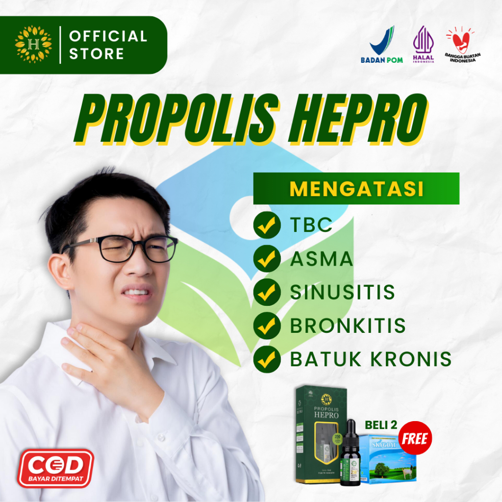Jual Propolis Hepro Indonesia - Sikat Tuntas Masalah Pernapasan, Batuk ...