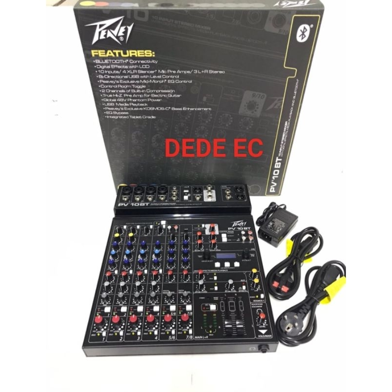 Jual MIXER PEAVEY PV 10 BT ORIGINAL MIXER AUDIO | Shopee Indonesia